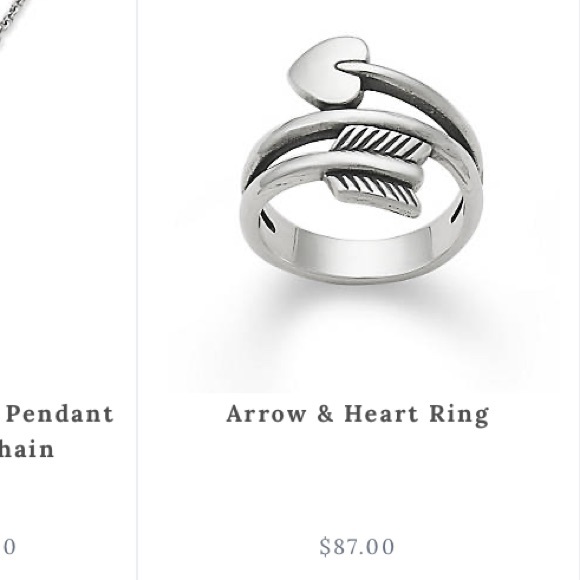 James Avery | Jewelry | James Avery Arrow Heart Ring | Poshmark